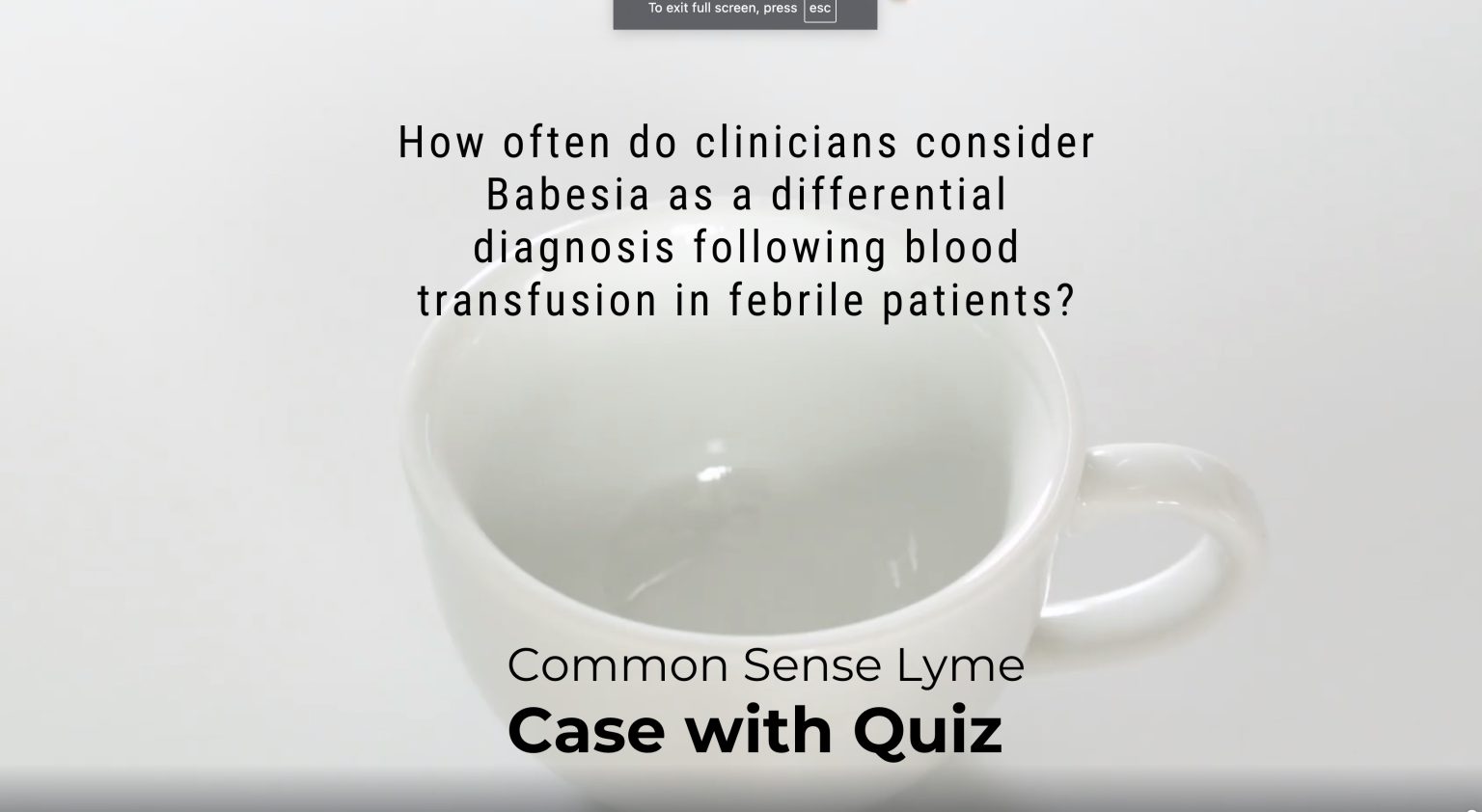 Welcome To Dr. Daniel Cameron's Practice - Lyme disease doctor